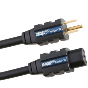 Monster PowerLine 200, 8 ft. Low Noise Detachable IEC Power Cord. #109363
