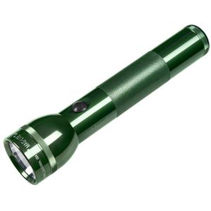 MagLite 2-Cell D Flashlight with 2 Xenon Lamps, 27 Lumens, Dark Green