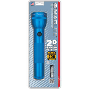 MagLite 2-Cell D Flashlight with 2 Xenon Lamps, 27 Lumens, Midnight Blue
