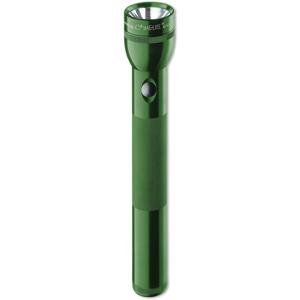 MagLite 3-Cell D Flashlight with 2 White Star Lamps, 45 Lumens, Dark Green