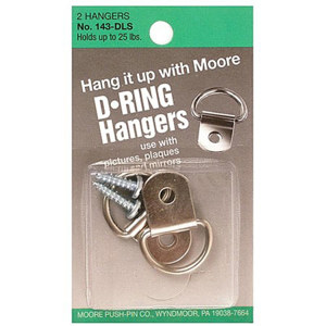 Moore D-Ring 1 Hole Large Hangers, 2 Pack - Adorama