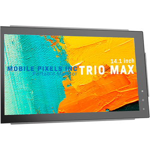 Mobile Pixels TRIO Max 14" 16:9 FHD Portable Laptop LCD Monitor, Black ...