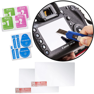 Movo Photo Optical Glass LCD Screen Protector for Canon EOS 7D Mark II ...