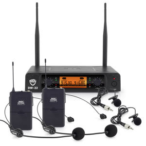 Nady Digital Wireless Lapel & Headmic Microphone System with DW-22 ...