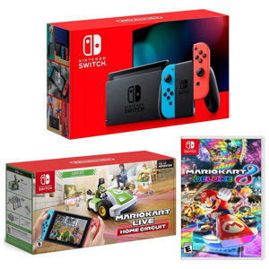 Nintendo 32GB Nintendo Switch with Neon Blue & Red Joy-Con Controllers ...