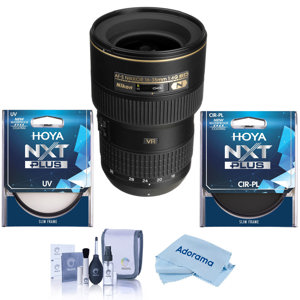 Nikon 16-35mm F/4G AF-S NIKKOR ED VR Lens, With Hoya Filter Kit