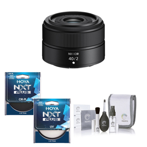 Nikon NIKKOR Z 40mm f/2 Lens, Bundle with Filter Kit 20102 FK