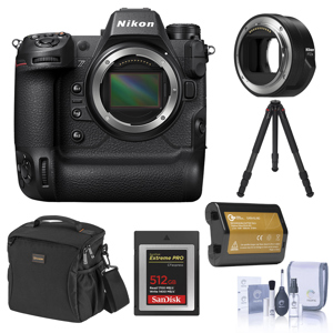 Nikon Z9 Mirrorless Camera with FTZ II Mount Adapter, Bundle with ...
