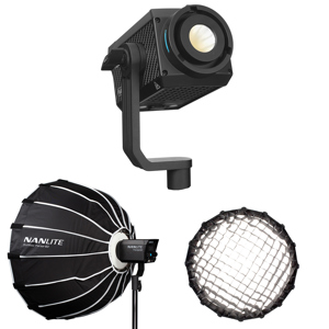 NanLite Forza 60C RGBLAC LED Spot Light with Softbox Kit - Adorama