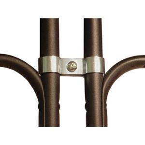 National Public Seating Metal Ganging Clamp for Folding Chairs, Zinc Frame