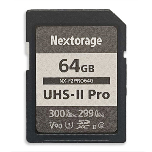 Nextorage NX-F2PRO Series SDXC UHS-II V90 Memory Card NX-F2PRO64G