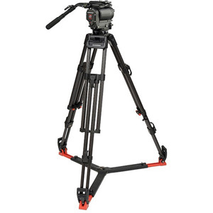 OConnor Ultimate 1030DS Fluid Head & 30L CF Tripod with Floor Spreader ...