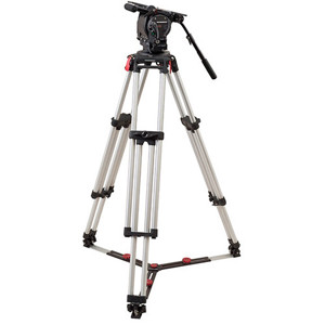 OConnor Ultimate 2575D Fluid Head w/Cine HD 2-Section Al Tripod & Floor ...