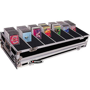 Odyssey Flight Zone CD Case with Wheels, Holds 720 CD's or 240 Jewel
