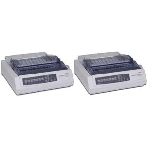 OKI Data 2x 62411601 Microline 320T 9-Pin Turbo Dot Matrix Impact Printer