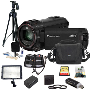 Panasonic HC-WX970 4K UHD Camcrder w/Twin Video Camera W/Pro Accessory ...