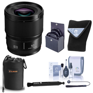 Panasonic LUMIX S 50mm f/1.8 Lens for L Mount with Essentials ...