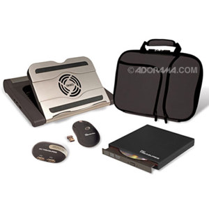 PC Treasures 19177 11.6in Ultimate Netbook Kit - Black - Adorama