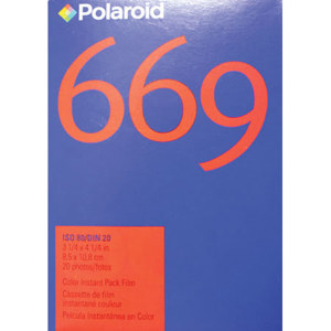 Polaroid 669 Instant Color Print Film, Twin Packs of 10, for use in ...