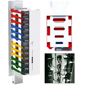 PowerGistics Core12 12-Shelf Wall Mounted Charging Tower 1C120