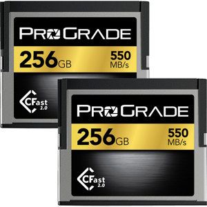 ProGrade Digital 256GB CFast 2.0 Memory Card, 550MB/s Read,450MB/s ...