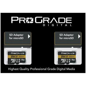 Prograde Digital 256GB MicroSDXC UHS-II U3 Class 10 V60 Memory Card, 2 ...