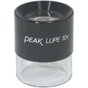 Peak 1961 Lupe 10x Glass Magnifier Loupe