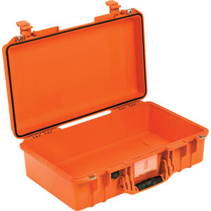 Pelican 1525 AirNF Carry-On Case, No Foam/Empty, Orange 015250-0011-150
