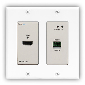 PureLink PureMedia 1 LC Fiber Optic to HDMI Wall Plate 4K Extender Receiver