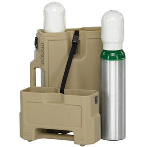 Pelican Tankmate Double Oxygen Bottle Medical Case, Olive Drab Green