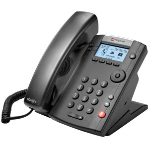 Polycom VVX 201 Entry-Level 2-Line IP Phone with HD Voice, Power Over ...