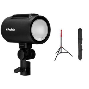 Profoto A2 The Little Big Off Camera Flash Head, Bundle w/Light Stand ...