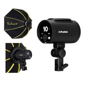 Profoto A2 The Little Big Off Camera Flash Head w/ Glow 28" Octa ...