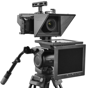 Prompter People Pocket Cue V2 Pro Compact Teleprompter with 8" Talent ...