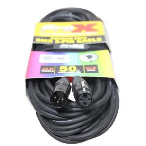 ProX XCP-DMX5 5' 3-Pin DMX XLR3-M to XLR3-F Premium Data Cable XCP-DMX5