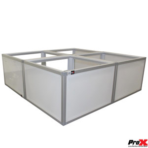 ProX Lumo Stage Acrylic Platform Riser, 24x24x24" High Section XSA-2X2-24