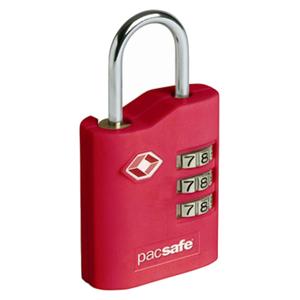 Pacsafe Prosafe 700 TSA Accepted Combination Padlock, Red - Adorama