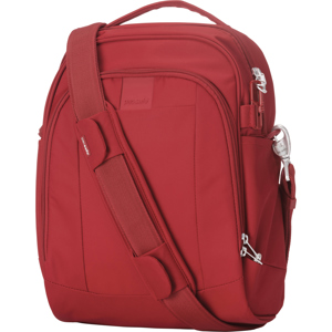 Pacsafe Metrosafe LS250 Anti-Theft Shoulder Bag, Vintage Red - Adorama