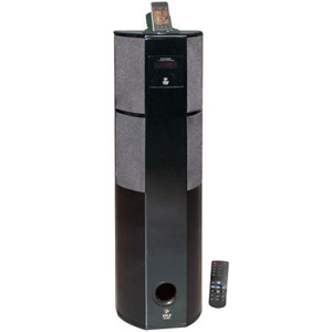 Pyle PHST92 600Watt Digital 2.1 Channel Home Theater Tower, Piano Wood
