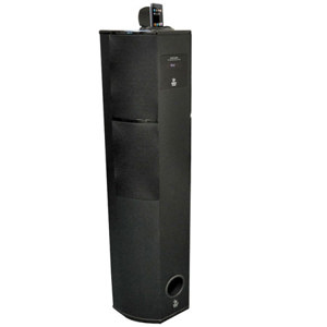 Pyle PHST92 600Watt Digital 2.1 Channel Home Theater Tower, Black Wood