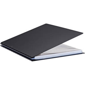 Pina Zangaro Vista 11x14" Portrait Screwpost Binder, Onyx - Adorama