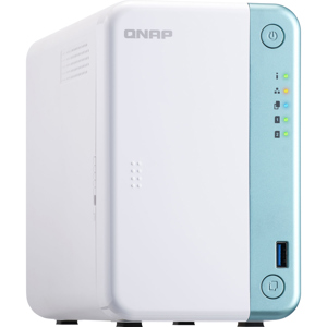 Qnap TS-251D 2-Bay NAS Enclosure, Intel Celeron J4005 Dual-Core 2.0GHz ...