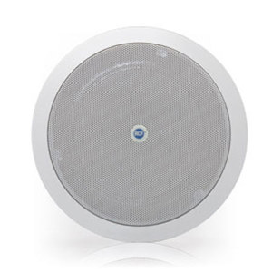 RCF PL 60 6" Dual-Cone Coaxial Ceiling Speaker, Single, White PL60