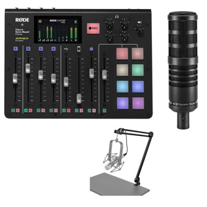 RodeCaster Pro Integrated Podcast Production Console w/Mic & Arm