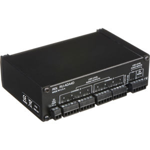 RDL RU-ADA4D Audio Distribution Amplifier, Balanced/Unbalanced - 2x4 ...