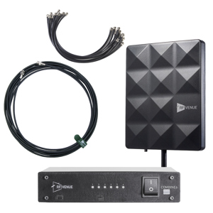 RF Venue COMBINE6 HDR 6-Channel Antenna Signal Combiner with CP Stage ...