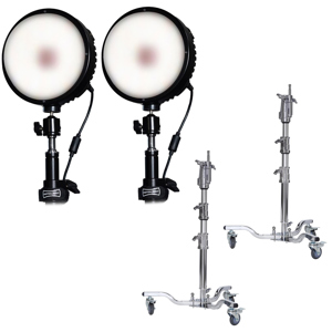 Rotolight NEO 3 On-Camera RGBWW LED Lighting Kit - Light Pack 2, w/2x 3 ...