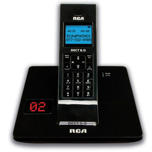 RCA DECT 6.0 Digital Cordless Phone with Answering System, 1.9GHz ...