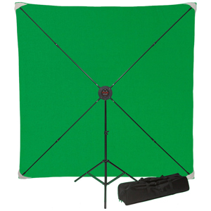 Studio Assets PXB Pro 8x8' Portable X-Frame Background Kit with Chroma ...
