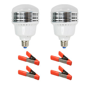 Savage 50W Bi-Color LED Light Bulb, 2-Pack, Bundle with 4x 1-1/4x1 ...